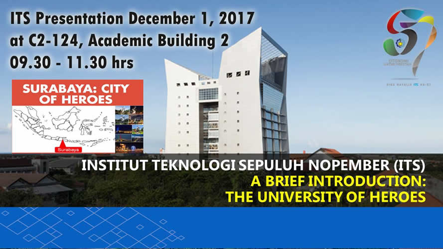 SUT Student to joint and share experiences with students from ITS ...