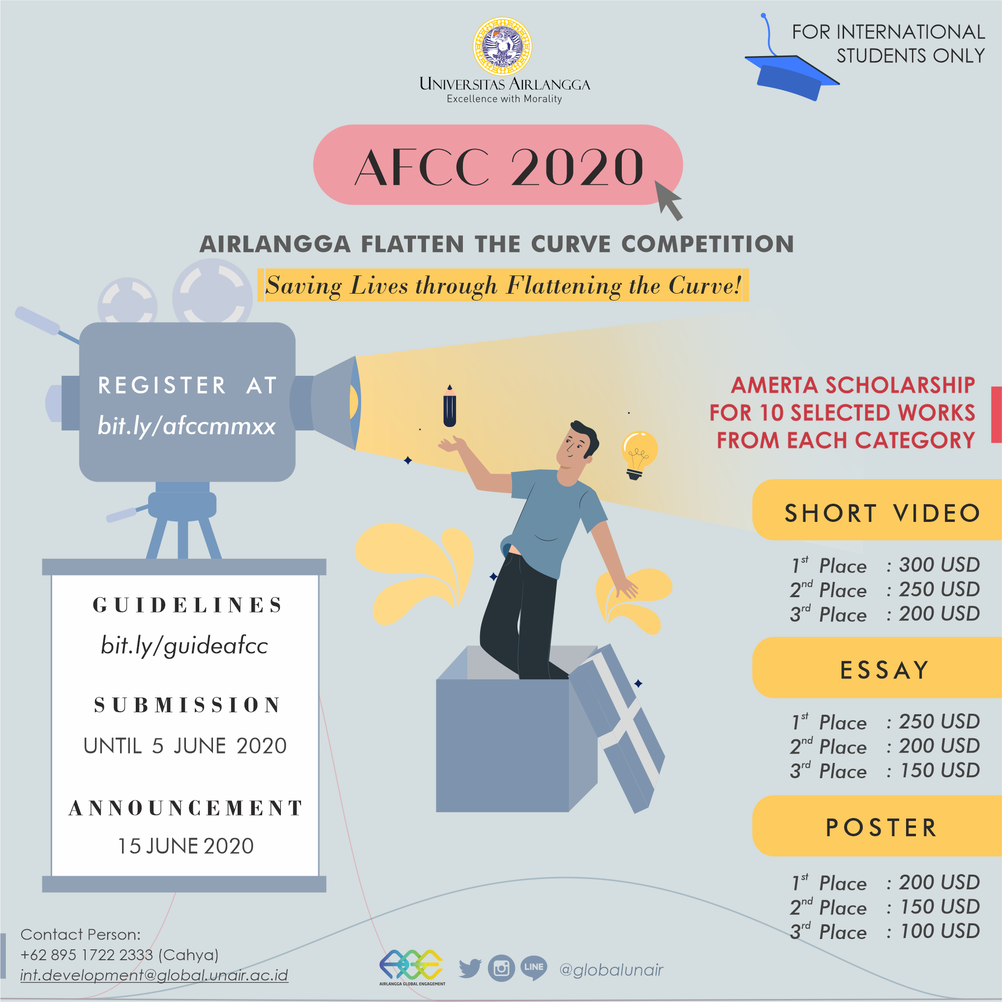 Airlangga Flatten the Curve Competition (AFCC) 2020 – Center for International Affairs