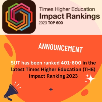 Sustainable Success for SUT in the latest THE Impact Rankings Center ...