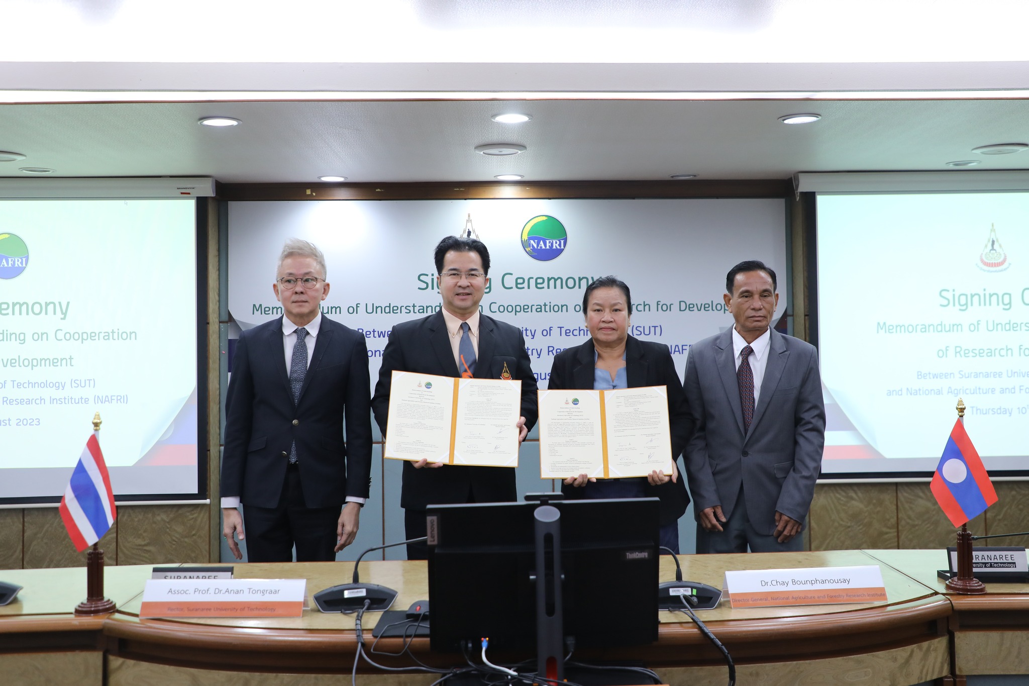 SUT collaborates with NAFRI to sustainably preserve native animal ...