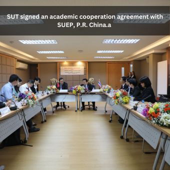 SUT signed the Agreement of Cooperation with SUEP, P.R. China, November ...